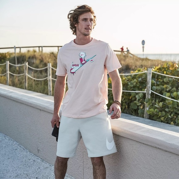 Nike | Shirts | Nike Sportswear Exploded Swoosh Graphic Tshirt | Poshmark